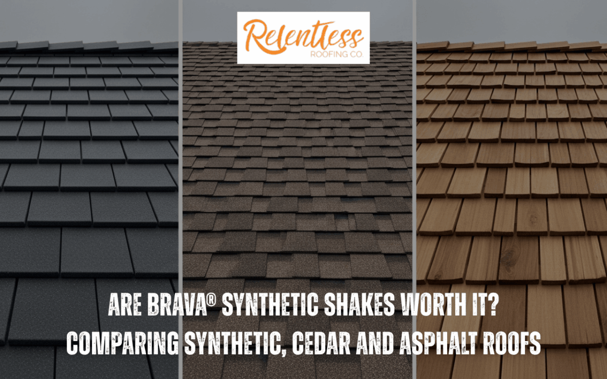 Brava® Synthetic Shakes Comparison with Cedar and Asphalt